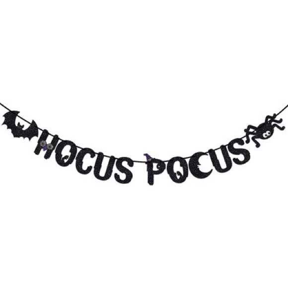 Holiday | 3 For 1 Halloween Decoration Hocus Pocus Banner 3d Bats And ...